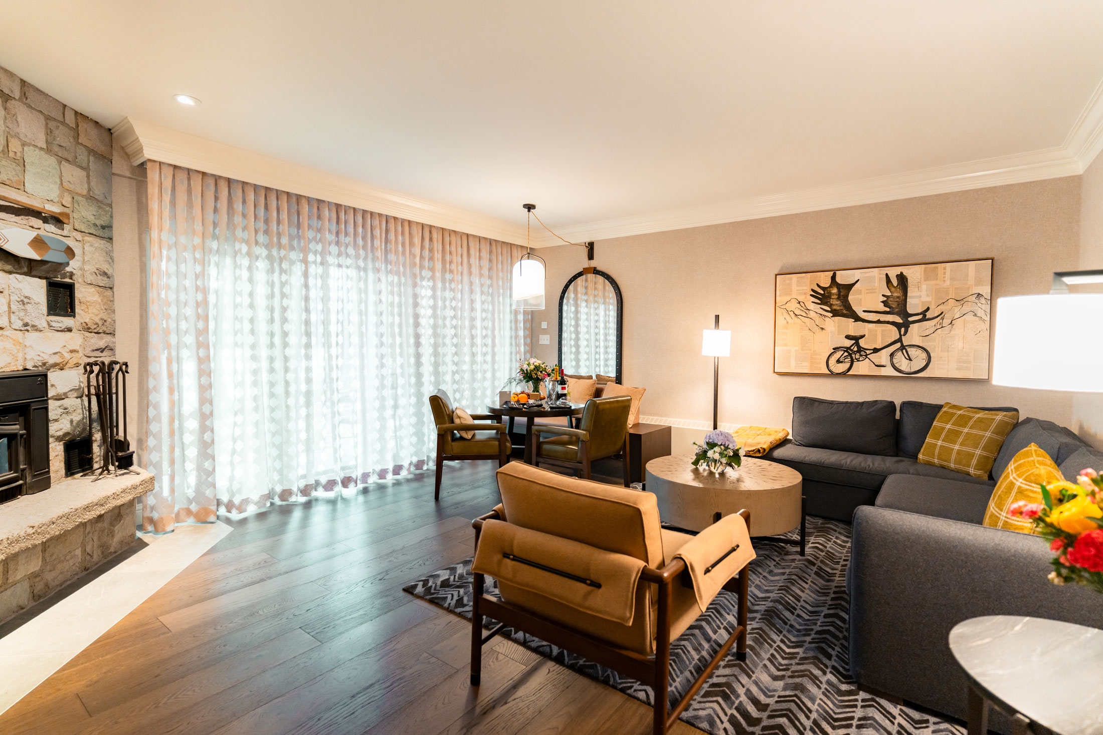Luxury Lakefront Suite with Fireplace - Fairmont Jasper Park Lodge
